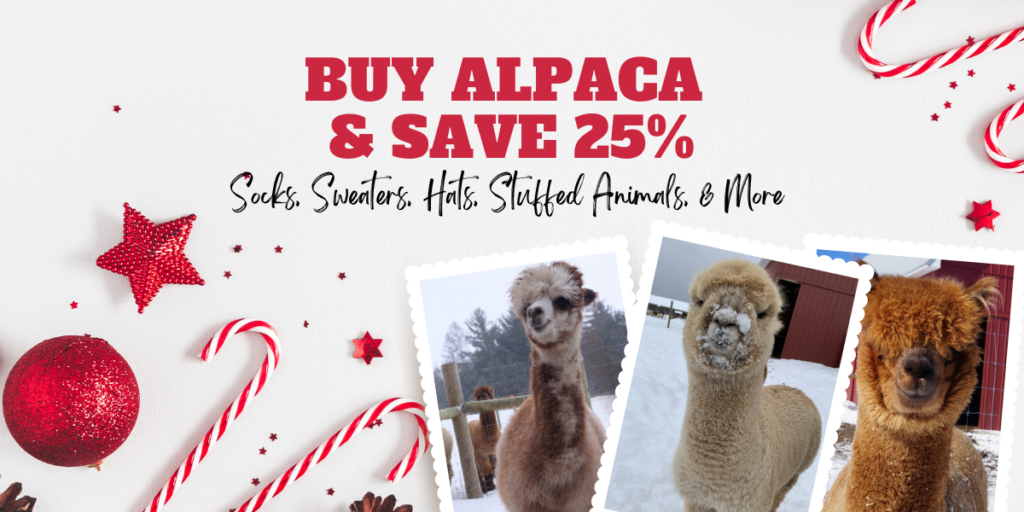 2024 Black Friday & Cyber Monday Alpaca Sale