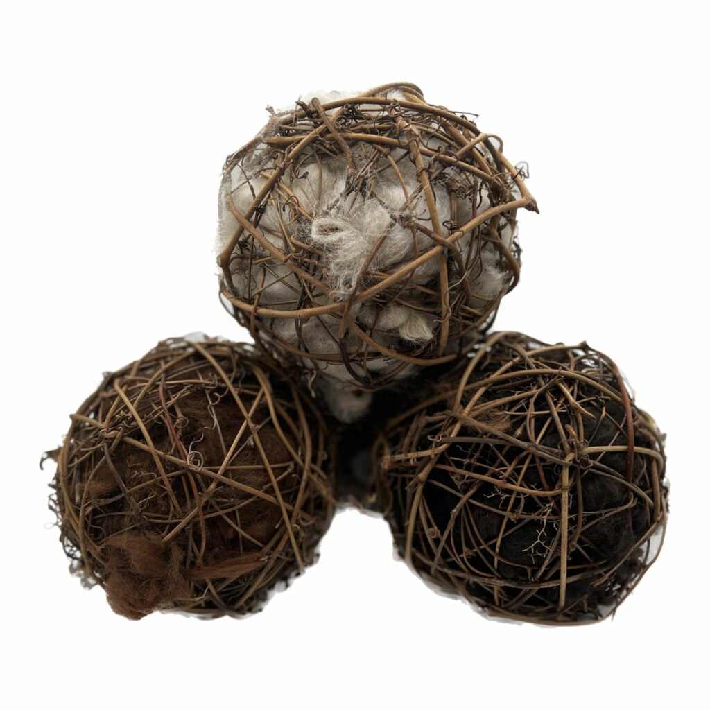 6 Inch Alpaca Nesting Balls for Bird Lovers